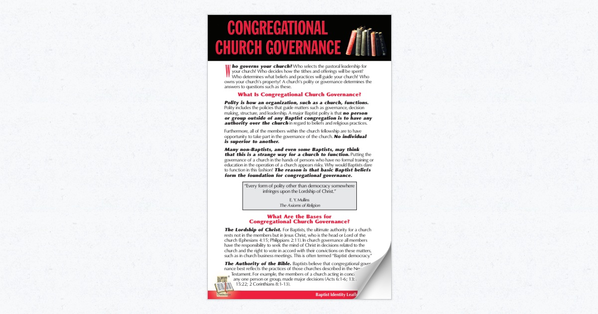 10. Congregational Church Governance