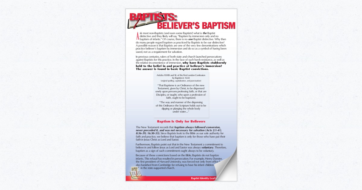 believers baptism scripture